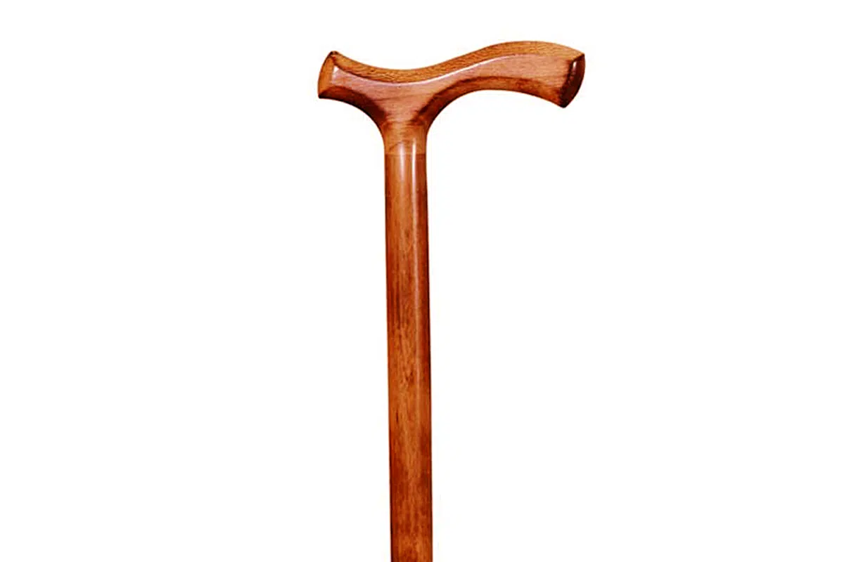 Bastón anatómico de madera – Ortopedia Marrero